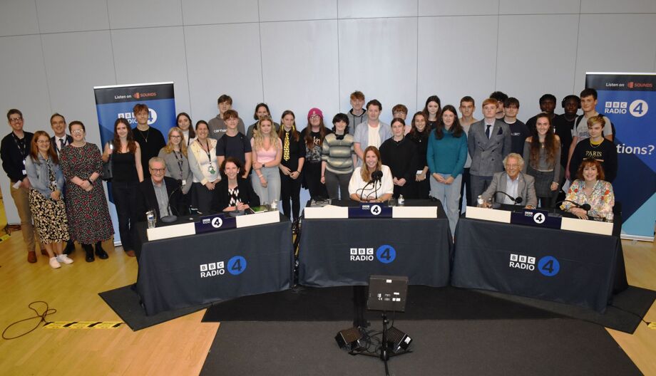 Sixth form hosts iconic BBC Radio 4 show - News - One Sixth Form College